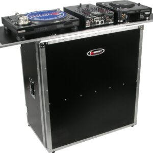 Odyssey FZF5437T Flight Zone 54 Wide, 37 High Foldout Combo Dj Table, Black