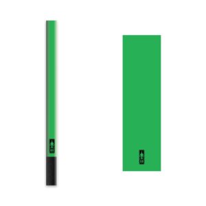 bohning 4" solid arrow wraps, standard, neon green