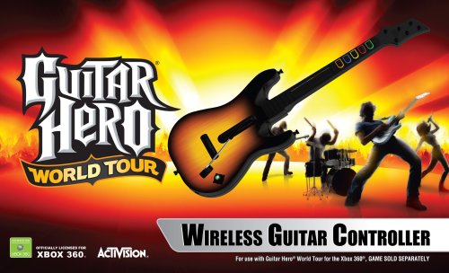 Xbox 360 Guitar Hero World Tour - Stand Alone Guitar