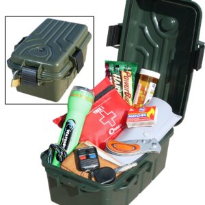 MTM Survivor Dry Box with O-Ring Seal (Forest Green, Large)