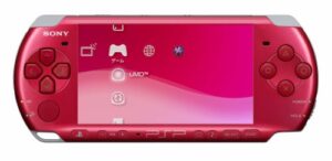 sony psp playstation portable console japan model psp-3000 radiant red (japan import)