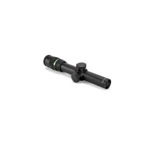 trijicon tr24g accupoint 1-4x24mm riflescope, 30mm main tube with bac green triangle post reticle, matte black