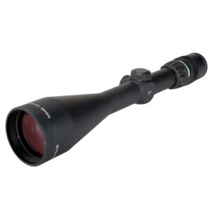 trijicon tr22-2g accupoint 2.5-10x56mm riflescope, 30mm main tube, mil-dot crosshair reticle with green dot, matte black