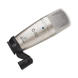 behringer c-1u studio condenser microphone with usb