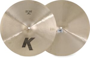 zildjian k series light hi-hat cymbals - 16 inches