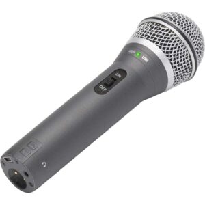 Samson Technologies Q2U USB/XLR Dynamic Microphone Recording and Podcasting Pack (Includes Mic Clip, Desktop Stand, Windscreen and Cables), Silver