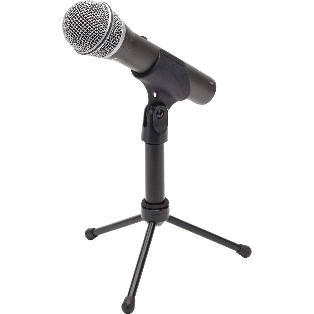 Samson Technologies Q2U USB/XLR Dynamic Microphone Recording and Podcasting Pack (Includes Mic Clip, Desktop Stand, Windscreen and Cables), Silver