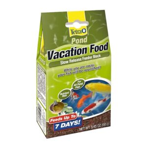 tetrapond vacation food slow release feeder block, 3.45 ounce - 16477