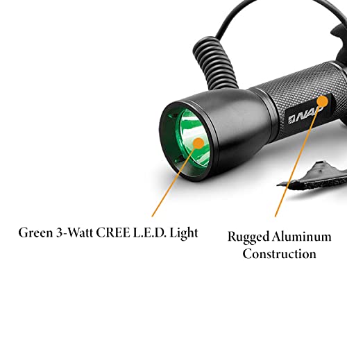 New Archery Products NAP Apache Predator Hog Hunting Stabilizer Green LED Light with Pressure Switch