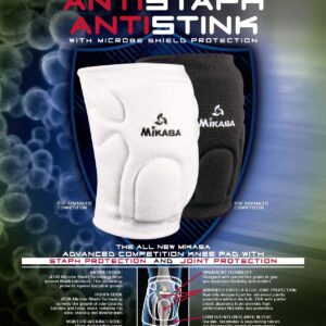 Mikasa 832JR Competition Kneepad, Black