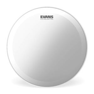 evans eq3 frosted bass drum head, 22 inch