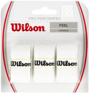 wilson sporting goods perforated pro overgrip (12-pack), white (wrz4006wh)