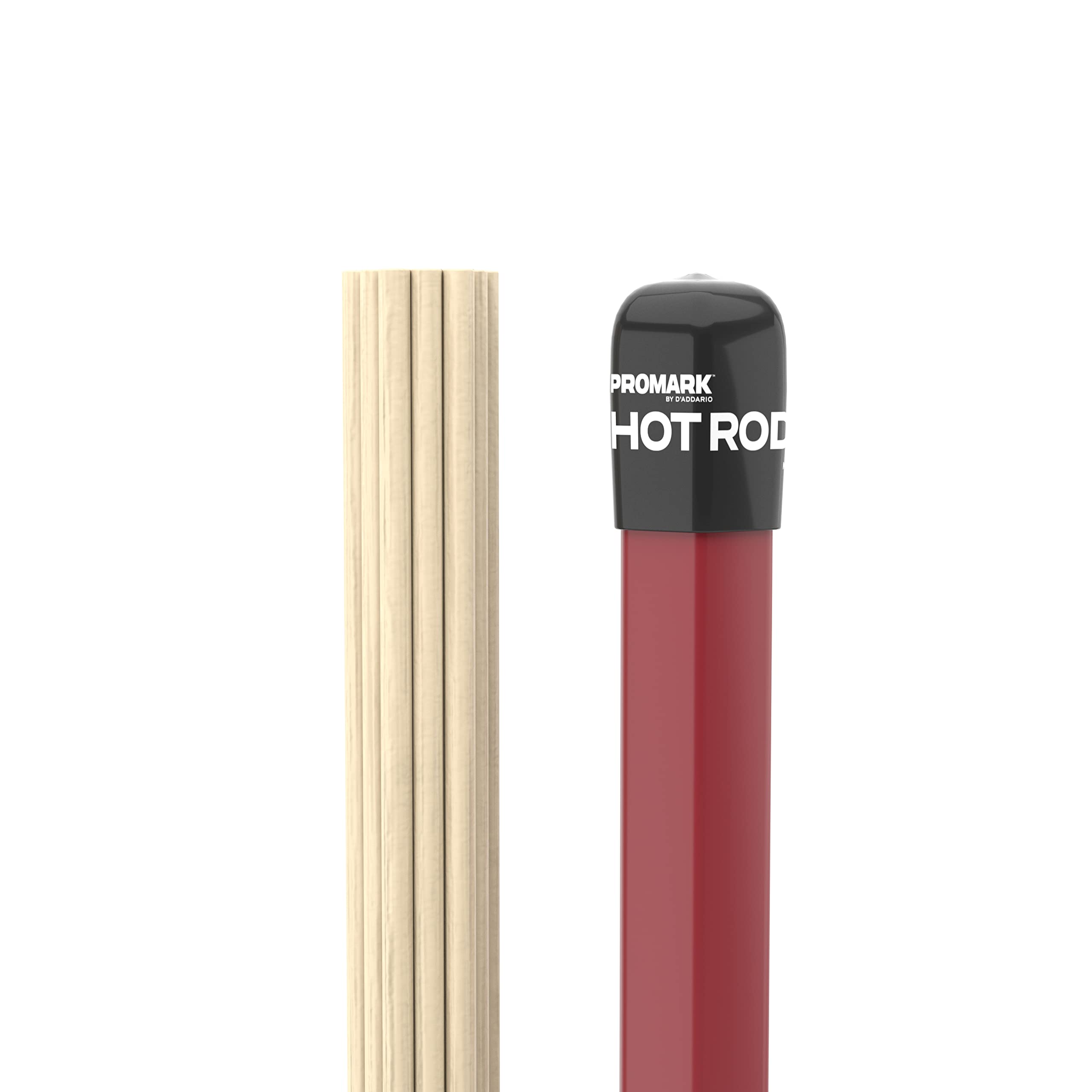 ProMark Hot Rods Drum Sticks - H-Rods Dowel Drumsticks - Quiet, For Small Performances - 5B, 550" Diameter - 16" Length - 1 Pair