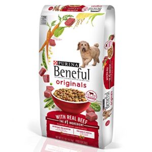 purina beneful originals with farm-raised beef, real meat dog food - 31.1 lb. bag