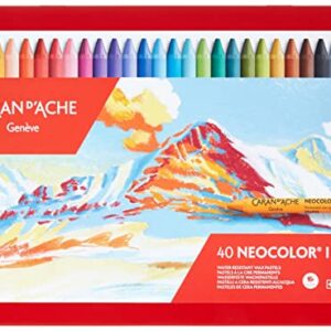 Caran dAche Neocolor Pastels (40 Colors)