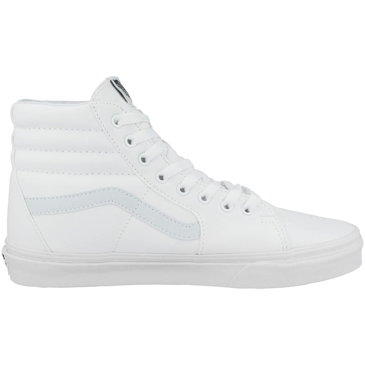 VANS MENS SK8-HI WHITE CANVAS SIZE 9