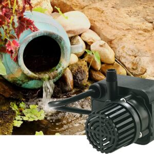 Little Giant PE-2F-PW 115 Volt, 1/40 HP, 300 GPH Submersible Direct Drive Pump for Small Ponds or Fountains with 15-Ft. Cord, Black, 566611