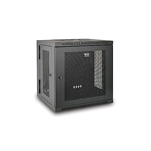 Tripp Lite - SRW12US 12U Wall Mount Rack Enclosure Server Cabinet, Hinged, 20.5" Deep, Switch-Depth (SRW12US) black