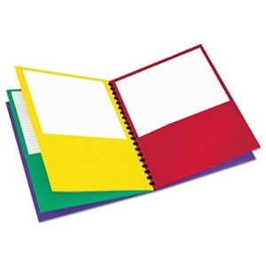 oxford 8-pocket paper folder, letter size, 200-sheet capacity, multicolor, red, green, yellow, purple (99656), multicilor, 8-1/2" x 11"