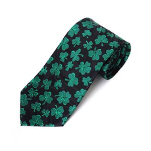 St. Patrick's Day Green Clover Fun Ties