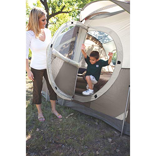 Coleman WeatherMaster Camping Tent with Screened Porch, Weatherproof 6-Person Family Tent with Included Rainfly and Carry Bag, Easy Setup Tent with Screened-in Porch