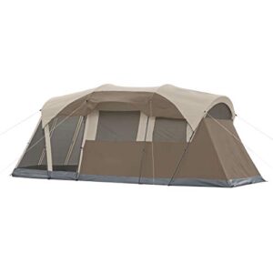 Coleman WeatherMaster Camping Tent with Screened Porch, Weatherproof 6-Person Family Tent with Included Rainfly and Carry Bag, Easy Setup Tent with Screened-in Porch