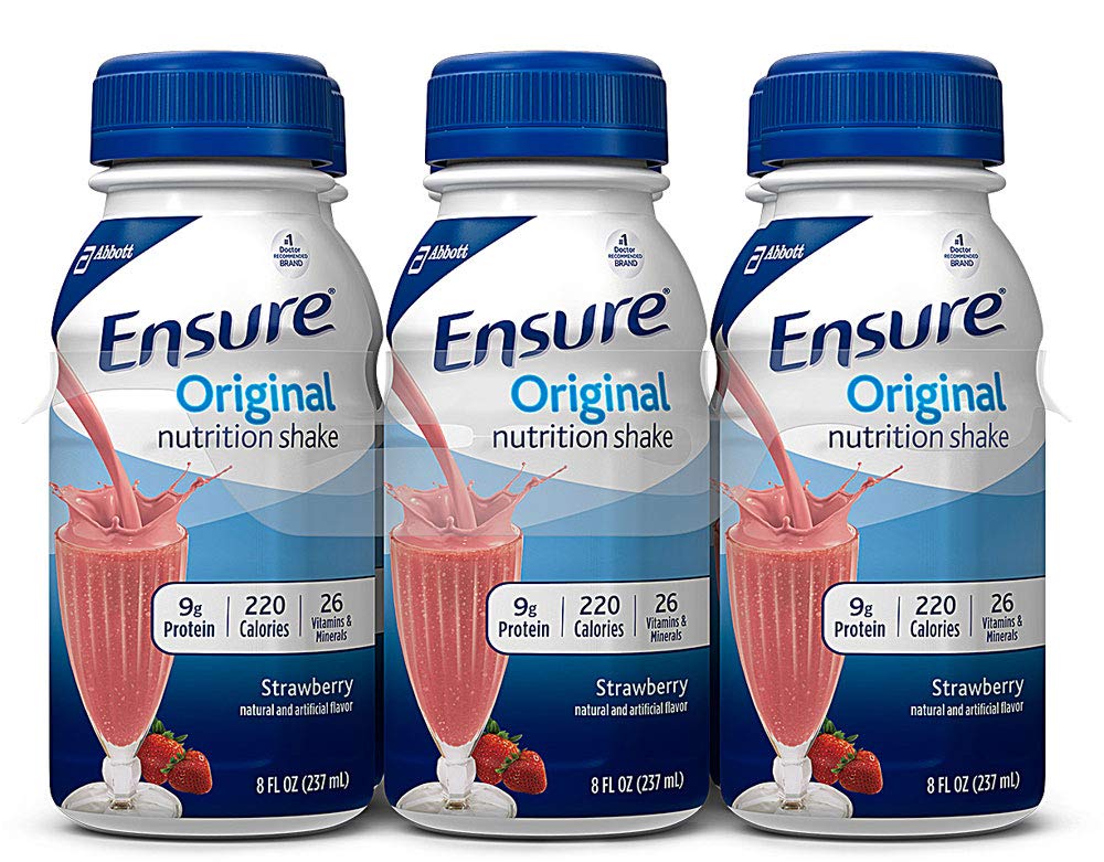 Ensure Nutrition Shake Strawberry 6/8 Fl Oz Bottle