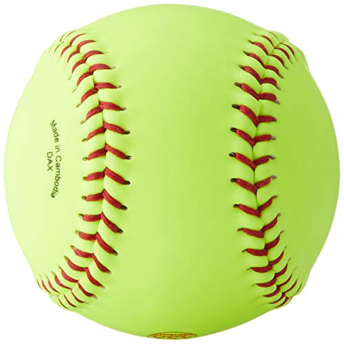 WILSON A9331ASA Series Softball (12-Pack), 11-Inch, Optic Yellow