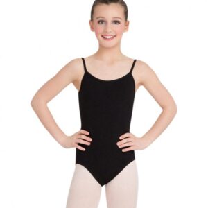 Capezio girls Classics Camisole With Adjustable Straps athletic leotards, Black, 10 12 US