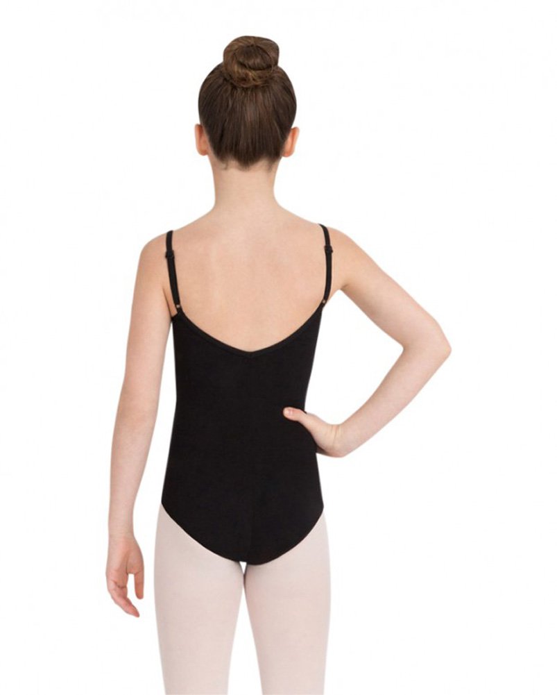 Capezio girls Classics Camisole With Adjustable Straps athletic leotards, Black, 10 12 US