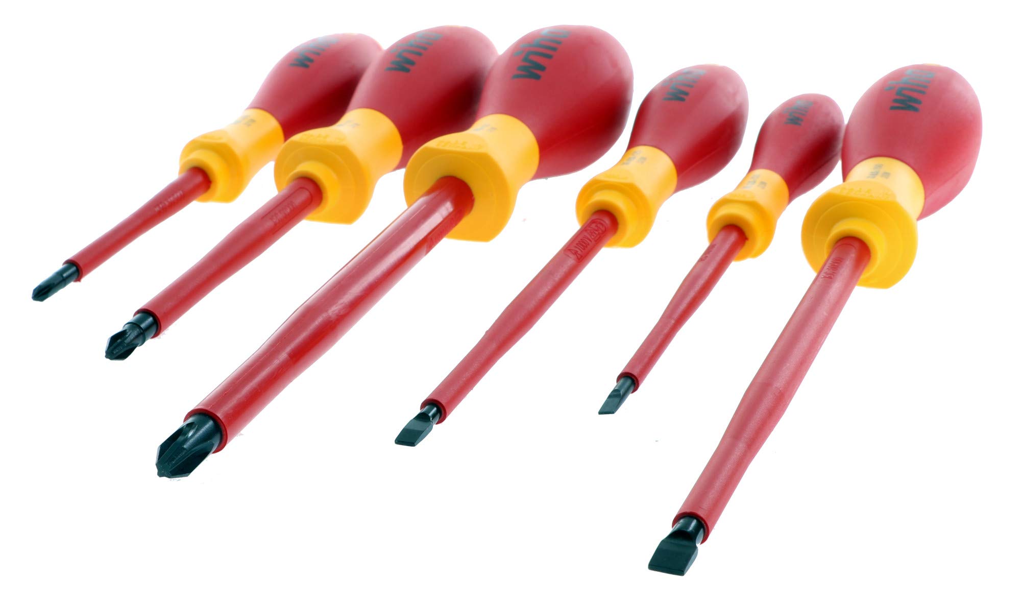 Wiha 32092 Slotted And Phillips Insulated Screwdriver Set, 1000 Volt