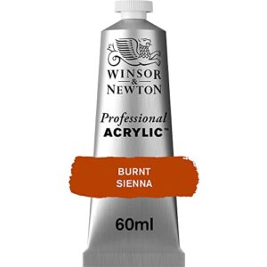 winsor & newton professional acrylic paint, 60ml (2-oz) tube, burnt sienna