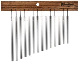 treeworks chimes tre417 made in usa small single row bar chime, 14-bar wind chime (video)