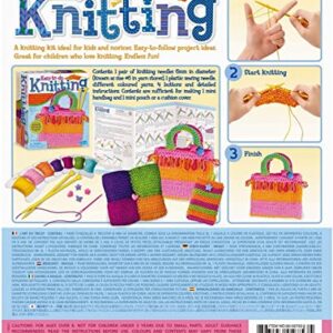 4M Easy-to-do Knitting Art Kit (3593), white pink