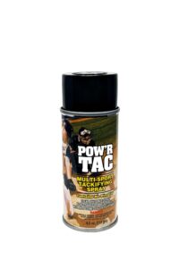 pow’r tac grip spray no mess clean invisible tacky spray