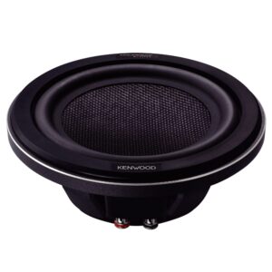 kenwood excelon kfc-xw800f 600w peak (150w rms) 8" excelon series shallow-mount single 4 ohm slim subwoofer