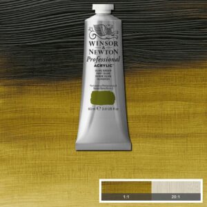 Winsor & Newton Professional Acrylic Paint, 60ml (2-oz) Tube, Olive Green