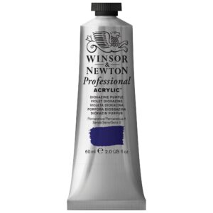 winsor & newton professional acrylic paint, 60ml (2-oz) tube, dioxazine purple