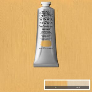 Winsor & Newton Professional Acrylic Paint, 60ml (2-oz) Tube, Naples Yellow