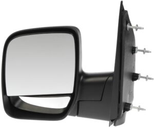 dorman 955-495 driver side manual door mirror - folding compatible with select ford models, black