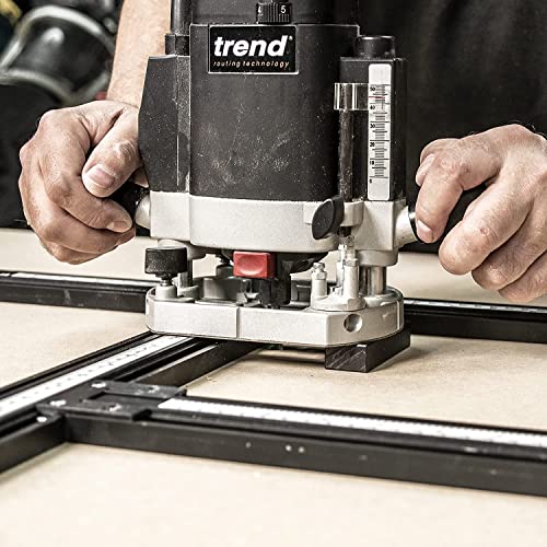 Trend Adjustable Routing Jig Frame & Guide System for Creating Square and Rectangular Recesses, Slots, and Face Panel Molds with a Router, VARIJIG