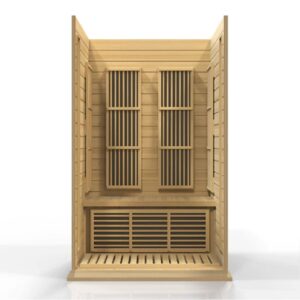 DYNAMIC SAUNAS Maxxus Toulouse MX-K206-01 Low EMF (Under 8 MG) FAR Infrared Sauna - Curb Side Delivery…