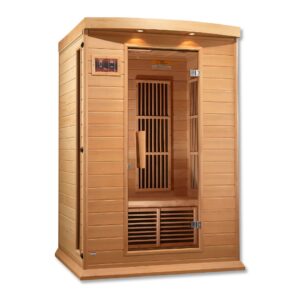 DYNAMIC SAUNAS Maxxus Toulouse MX-K206-01 Low EMF (Under 8 MG) FAR Infrared Sauna - Curb Side Delivery…