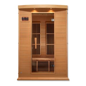 DYNAMIC SAUNAS Maxxus Toulouse MX-K206-01 Low EMF (Under 8 MG) FAR Infrared Sauna - Curb Side Delivery…