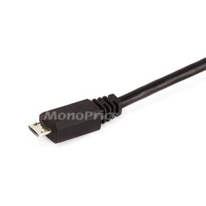 Monoprice 6ft USB 2.0 A Male to Micro 5pin Male 28/28AWG Cable