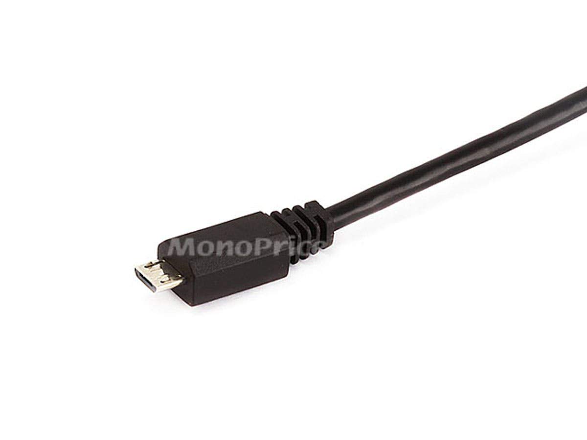 Monoprice 6ft USB 2.0 A Male to Micro 5pin Male 28/28AWG Cable