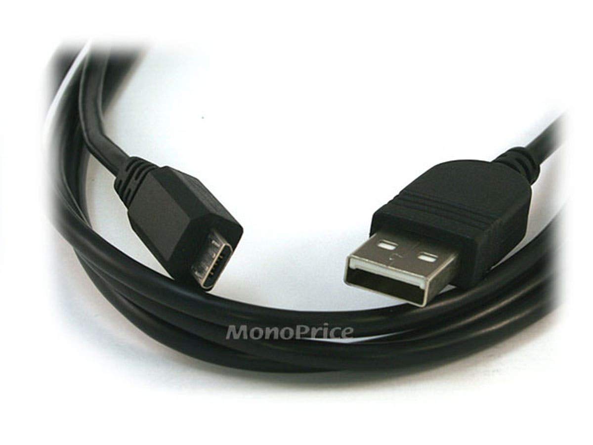 Monoprice 6ft USB 2.0 A Male to Micro 5pin Male 28/28AWG Cable