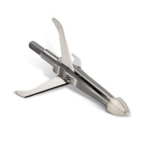 new archery products spitfire mechancial broadhead 100 grain three blade cut on contact 3 pack