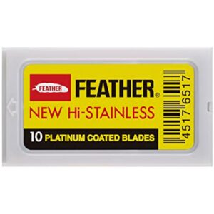 Feather Double Edge Safety Razor Blades 200 Count