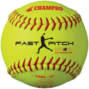 champro asa durahide 12" fastpitch 1 dozen gameballs .47 cor